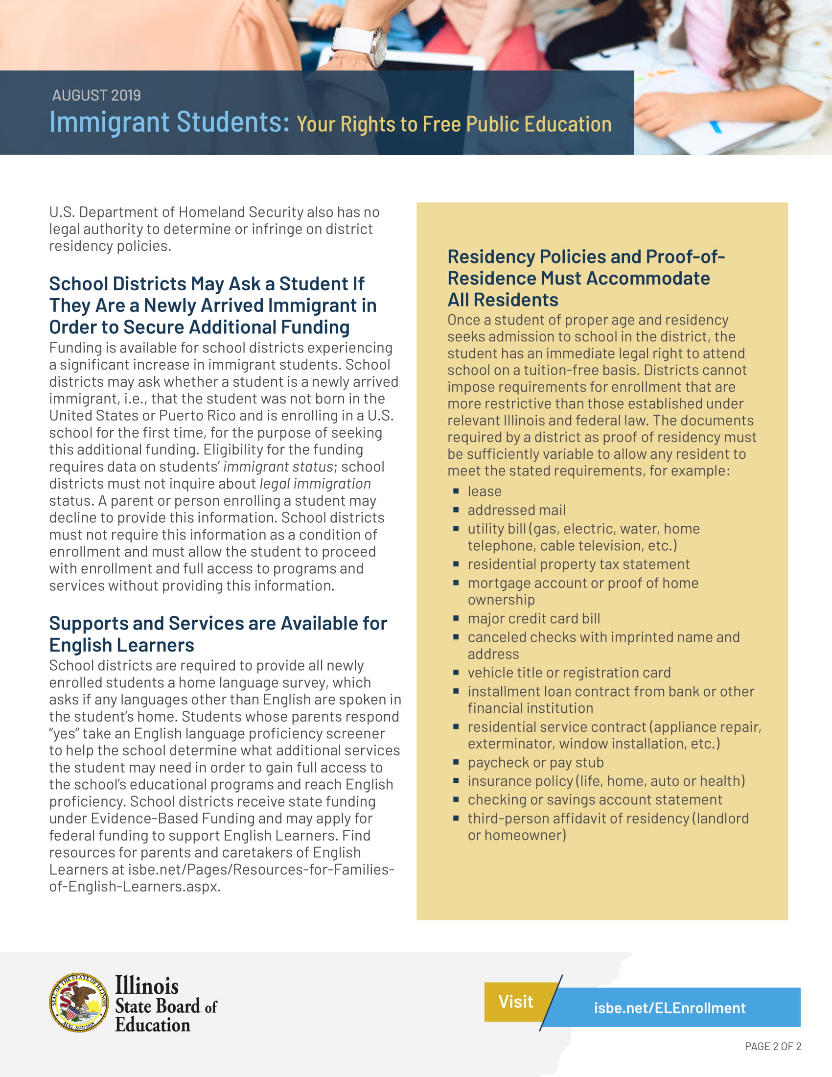 Immigrant Students: Your Rights to Free Public Education - Tony McCombie